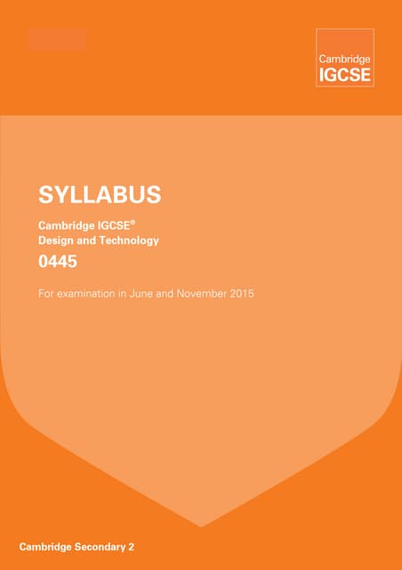 Igcse ict syllabus | PDF | Computing | Technology & Computing