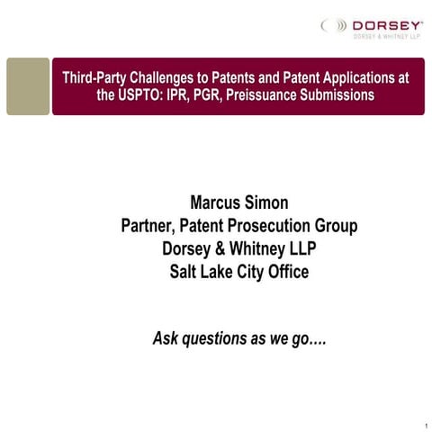 IPR Presentation | PPT