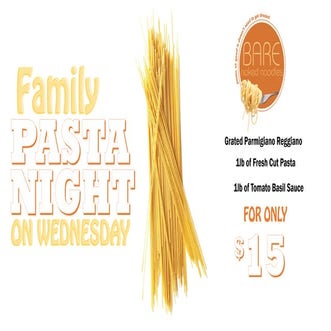 Family Pasta Night | PDF