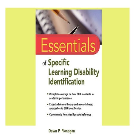 [PDF] download⚡ Essentials of Specific Learning Disability Identification | PDF