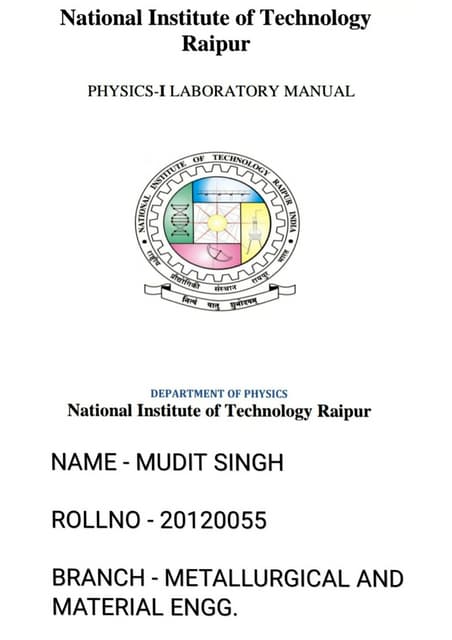 To find the refractive indexes of (a) water,(b) oil using a plane ...