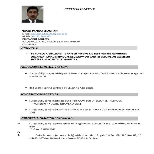 pankaj resume 1 (8) | DOC