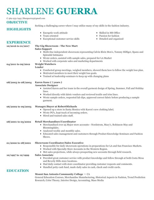 Gabrielle a. claxton resume | PDF | Business | Business and Finance