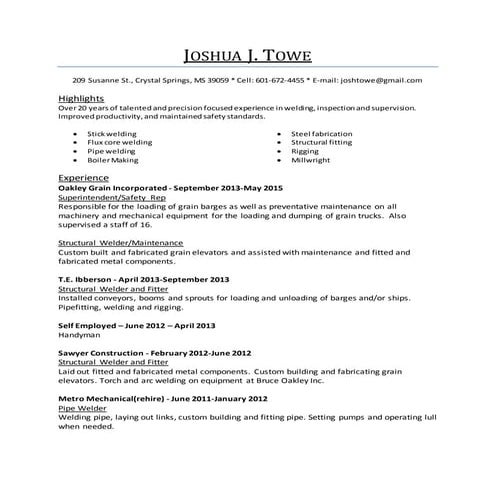 My resume | DOCX