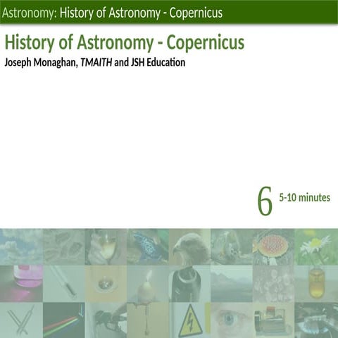 04A005 History of Astronomy - Copernicus | PPTX