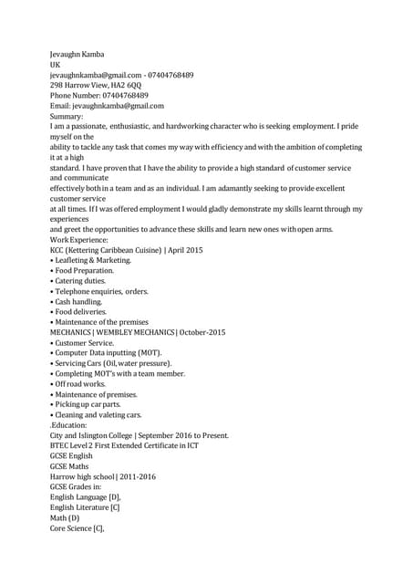 CHRIS SPIRES CV | PDF