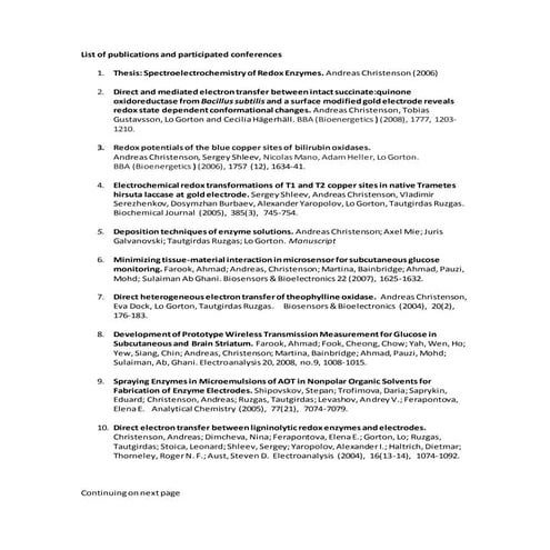 Publication list. conf. list and Ph.D. Thesis | PDF