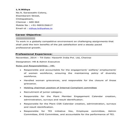 Updated Resume (2) | DOC | Human Resources | Business