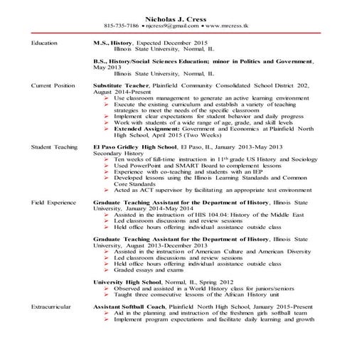 Resume15 | PDF