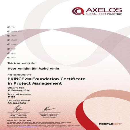 PRINCE2 | PDF