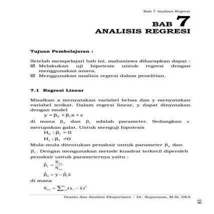 04 bab 7_analisis_regresi | PDF