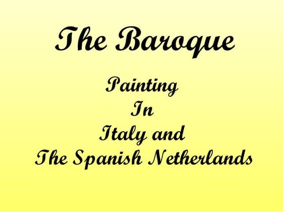 Artist presentation | PPT