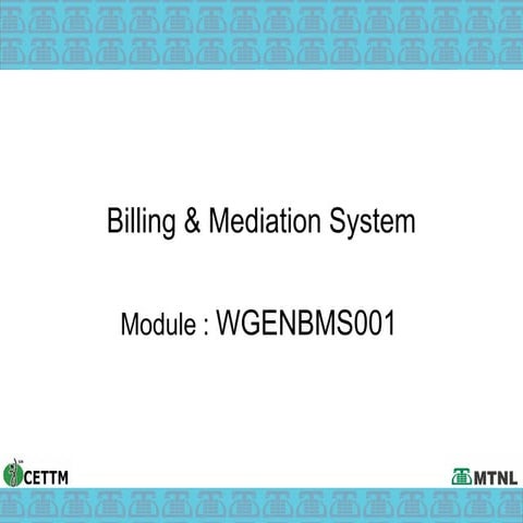 Billing & Mediation System_WGENBMS001... | PDF