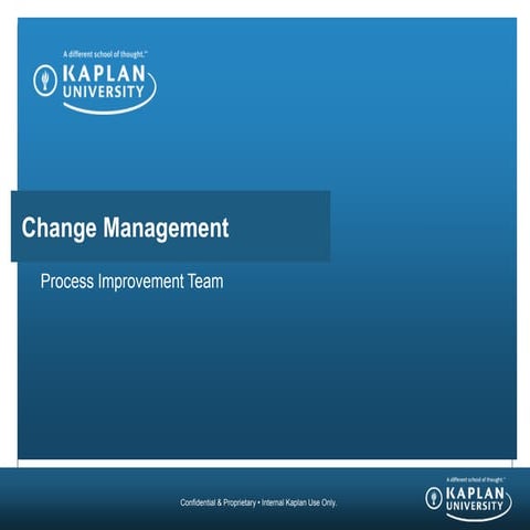 Change management module | PPT