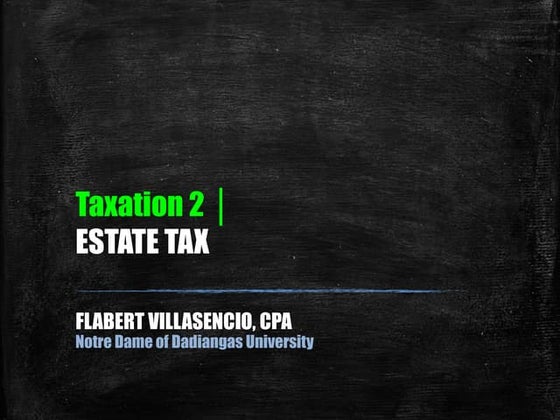 03 chapter 4 deductions from gross estate part 02 | PPT