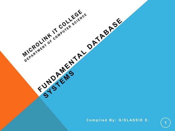 Presentation on Normalization.pptx | Databases | Computer Software and Applications