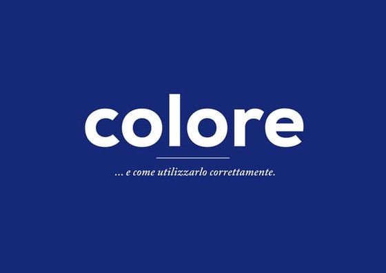 La Percezione Del Colore | PPT | Daycare and Pre-School | Parenting