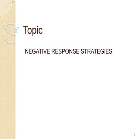 NEGATIVE_RESPONSE_STRATEGIES_V1.1 | PPTX