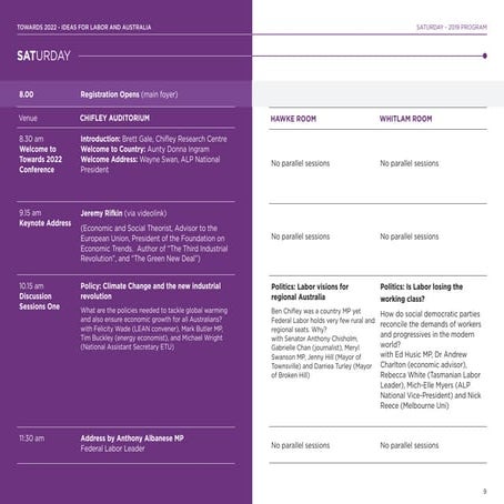 Towards 2022: Conference Agenda | PDF