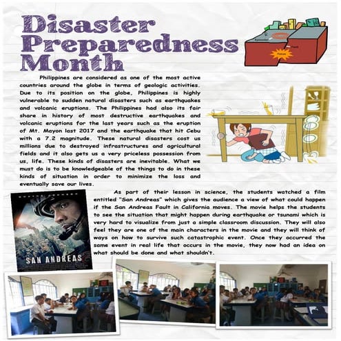 G10 Disaster Preparedness Month (Life Skills) | PDF | First Aid | Injuries