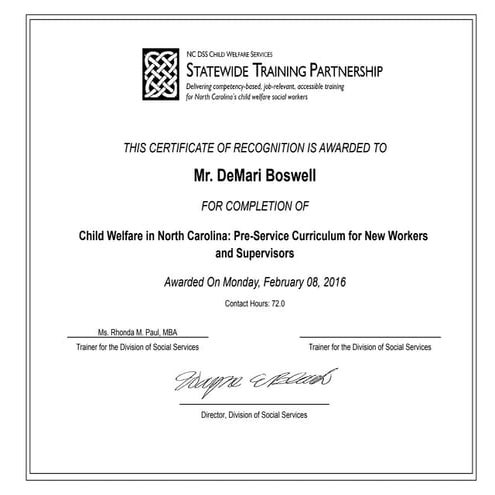 Mental Health First Aid - certificate comfirming accreditation - Nov ...