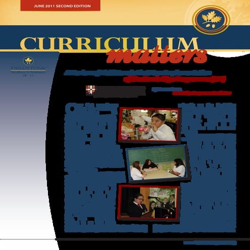 Curriculum Matters June end of year 2011 v2 | PDF