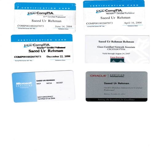 8-Certification Cards | PDF