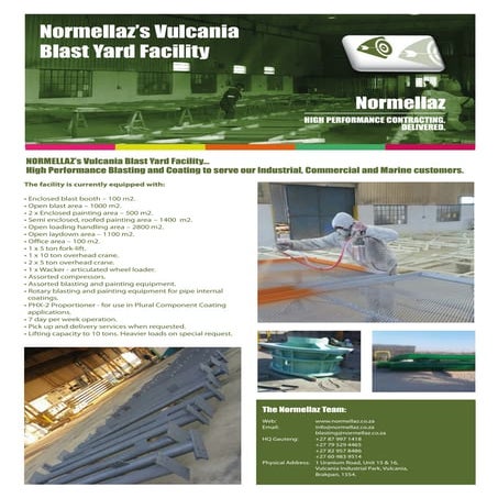Normellaz Blast Yard Facility | PDF
