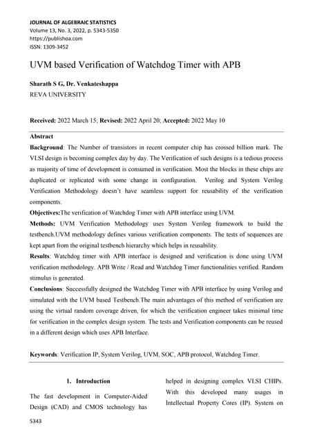 UVM ARCHITECTURE FOR VERIFICATION | PDF