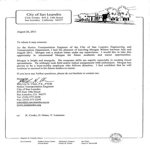 Letter of Rec (from Reh-Lin Chen) | PDF