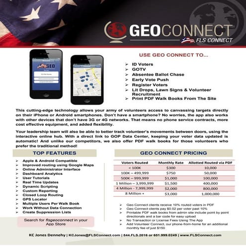 2015 Geo Connect One Sheet | PDF | Technology & Computing