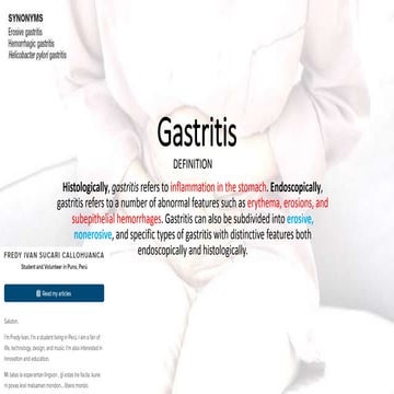 Olga staging system for diagnosis of gastritis | PPTX