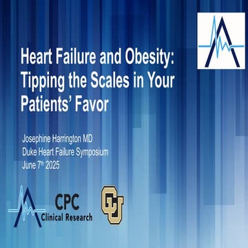 Heart Failure and Obesity: Tipping the Scales in Your Patients' Favor ...