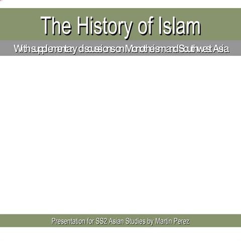 04 History Of Islam2 | PPT