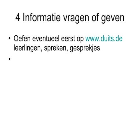 1 Kennismaking | PPT