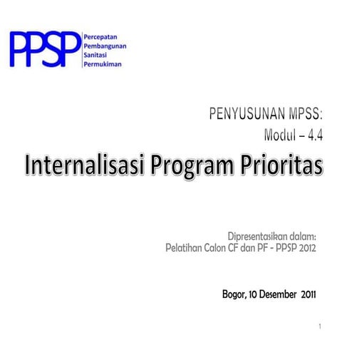 Internalisasi Program | PPTX