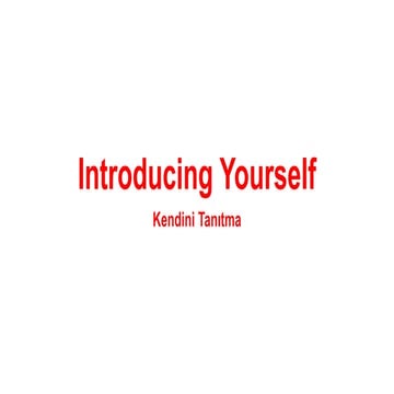 04 Introducing Yourself Pptx