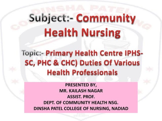 Iphs for subcentre | PDF | Pregnancy | Reproductive Health