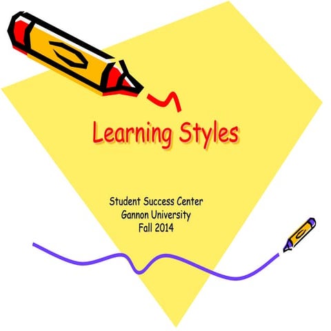 Learning Styles | PPTX