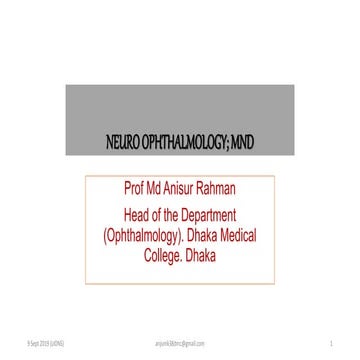 04 lecture Neuro-ophthalmology | PPT