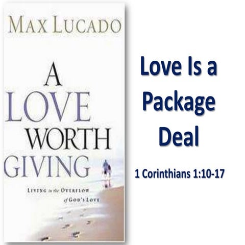 04 love is a package deal | PPTX