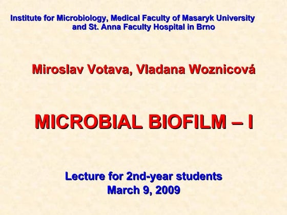 Microbial biofilm | PPTX