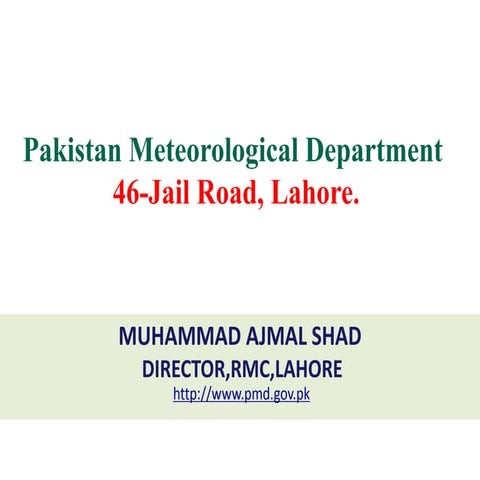 seasonal forecast multan Pakistan | PPT