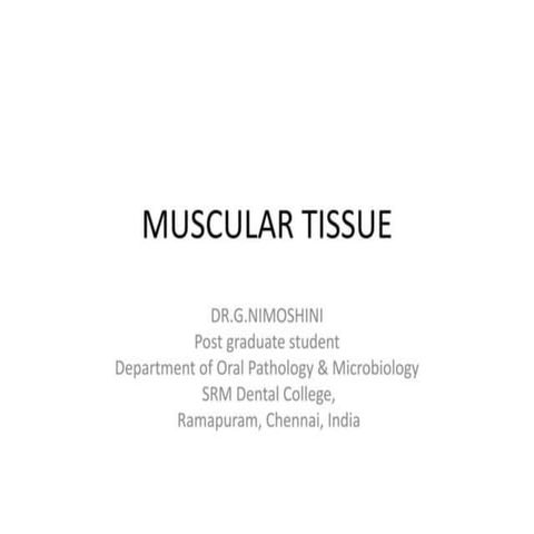 04 Muscle Tissue.pptx science gen science gen biobio | PPT