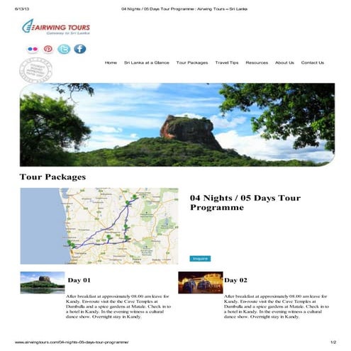 04 nights 05 days tour programme | PDF