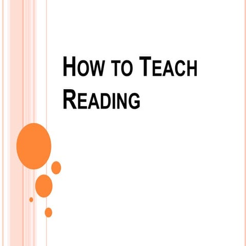 How to teach reading | PPT