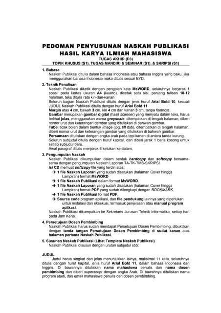 Template Penulisan Prosiding Seminar Nasional | DOC