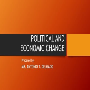 Political and Economic Change | PDF