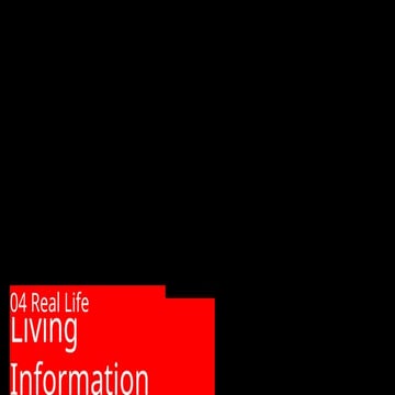 Living information Lectures on the Nature of Reality | PPTX