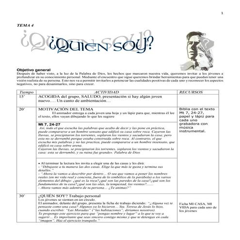 04 tema 4 quien soy | PDF